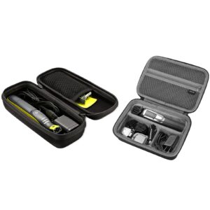 procase electric trimmer case bundle with electric trimmer shaver travel case