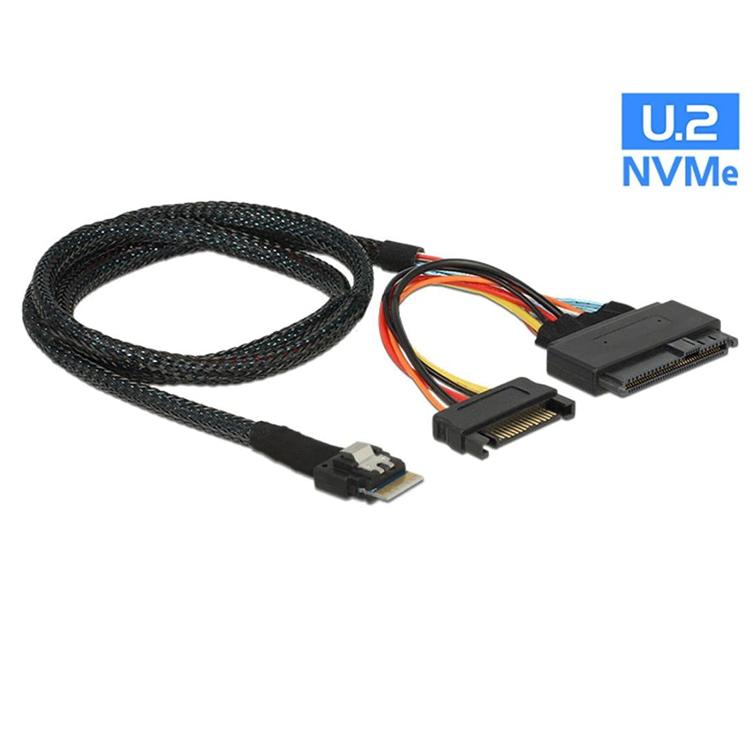 chenyang CY PCI-E Express 3.0 4X to SFF-8639 U.2 U2 Kit to SFF-8654 Slimline SAS NVME PCIe SSD Adapter for Mainboard.