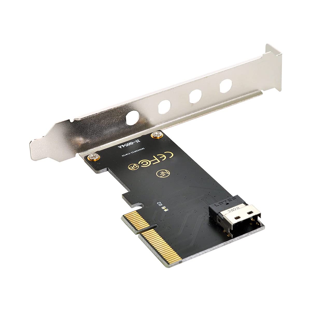 chenyang CY PCI-E Express 3.0 4X to SFF-8639 U.2 U2 Kit to SFF-8654 Slimline SAS NVME PCIe SSD Adapter for Mainboard.