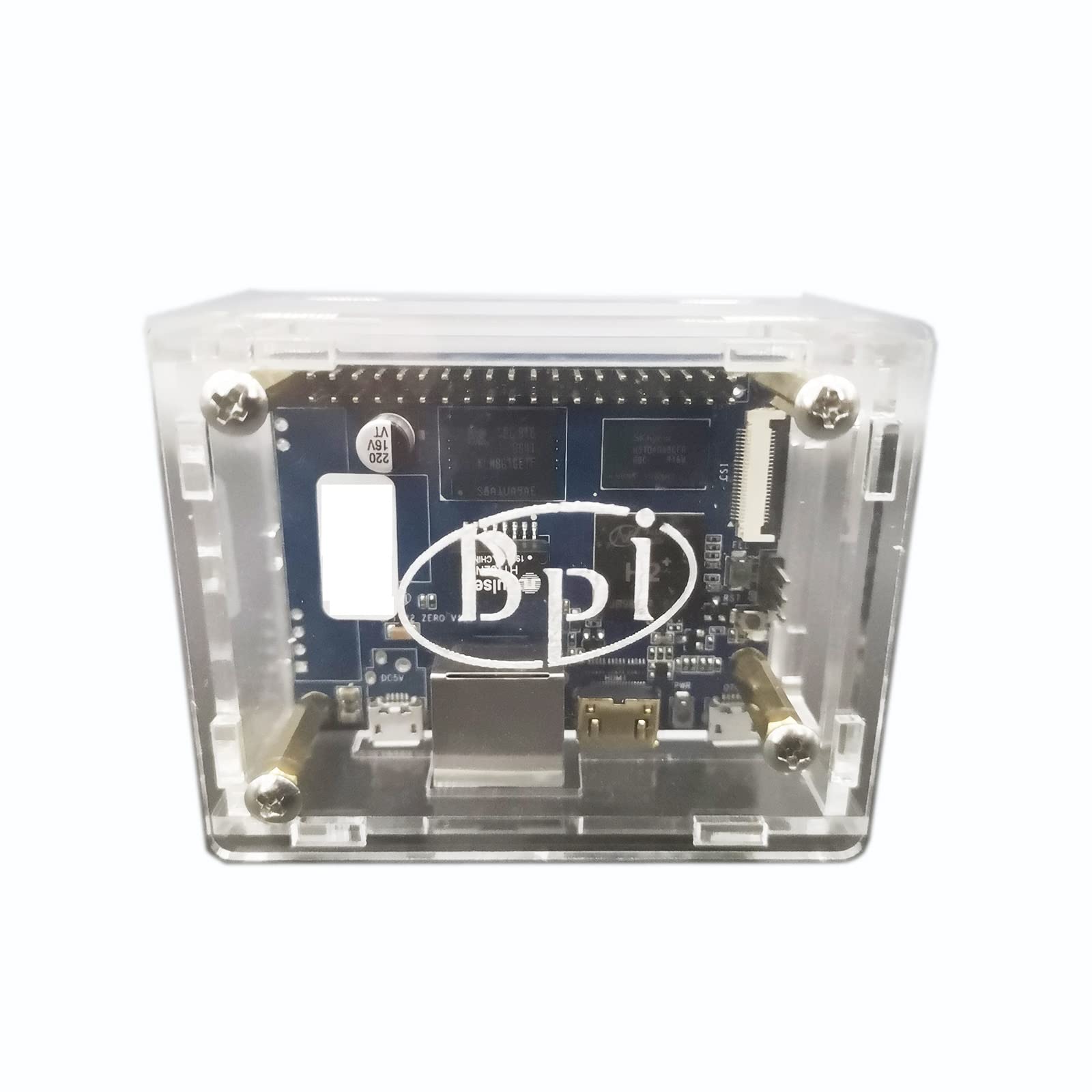 youyeetoo BPI-P2 Zero Open Source Singal Board Computer, Software Same as BPI-M2 Zero,Provide Armbian Rapbian,Add 8GB eMMC/PoE interface/100M LAN (with POE and Case)