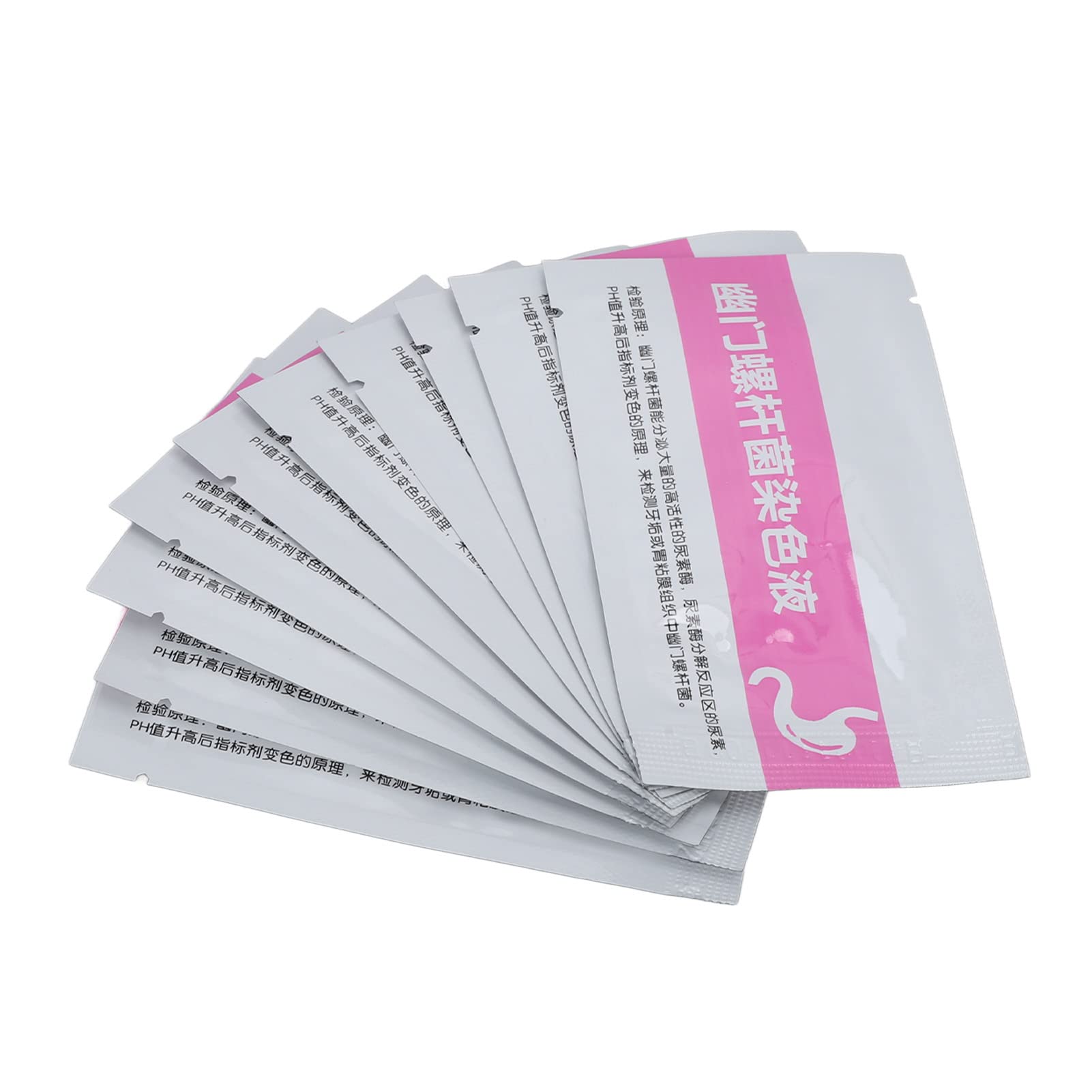 10Pcs Helicobacter Pylori Test Paper Home Travel H Pylori Teste Strips 1 to 3 Minutes Fast H P Test Paper for Home Use Care