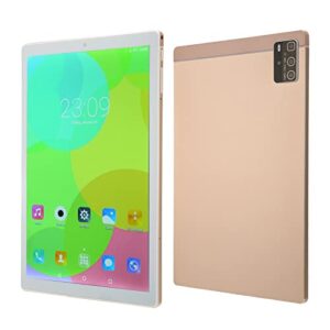 10.1in tablet pc,gold,2.4g 5g wifi,usb c rechargeable,6gb ram 128gb rom,2560x1600 hd,5mp 8mp camera,octa core cpu,5000mah tablet for android11