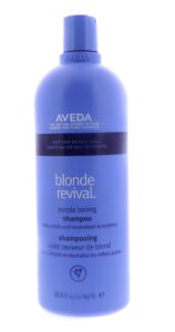 aveda blonde revival shampoo; purple toning 33.8oz / liter