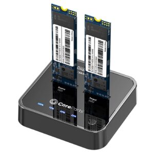 coreparts usb3.2 type c (10gpbs) m.2 nvme ssd cloner docking , w126612152 (nvme ssd cloner docking station for m.2 nvme to m.2 nvme with clone function)