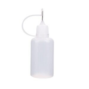 plastic squeeze bottles, refillable dropper bottles with needle tip caps portable oil bottles, durable liquid applicator bottles(30ml)