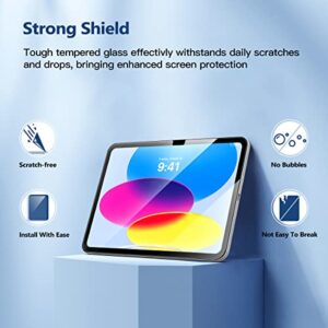 TiMOVO Privacy Screen Protector Compatible with iPad 10th Generation 2022, Anti-Spy Film Guard Tempered Glass Protective Film for iPad 10.9 Inch 2022, Anti-Fingerprint, Anti-Scratch, 1 Pack