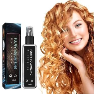 kxc fluffy volumizing hair spray, hair spray,extra-volume magic spray, long-lasting bright, instant volumizing with non greasy & non sticky,for all hair types (1pcs)