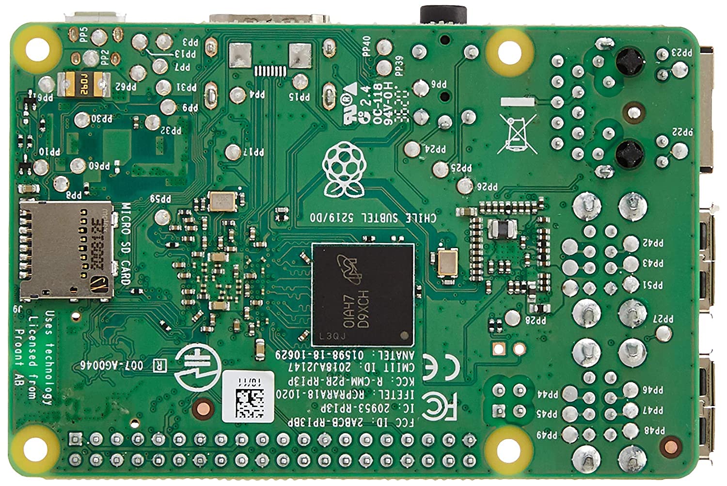 New Raspberry Pi 3 Model B+ Board (3B+) Raspberry PI 3B+ (1GB) (3B Plus)