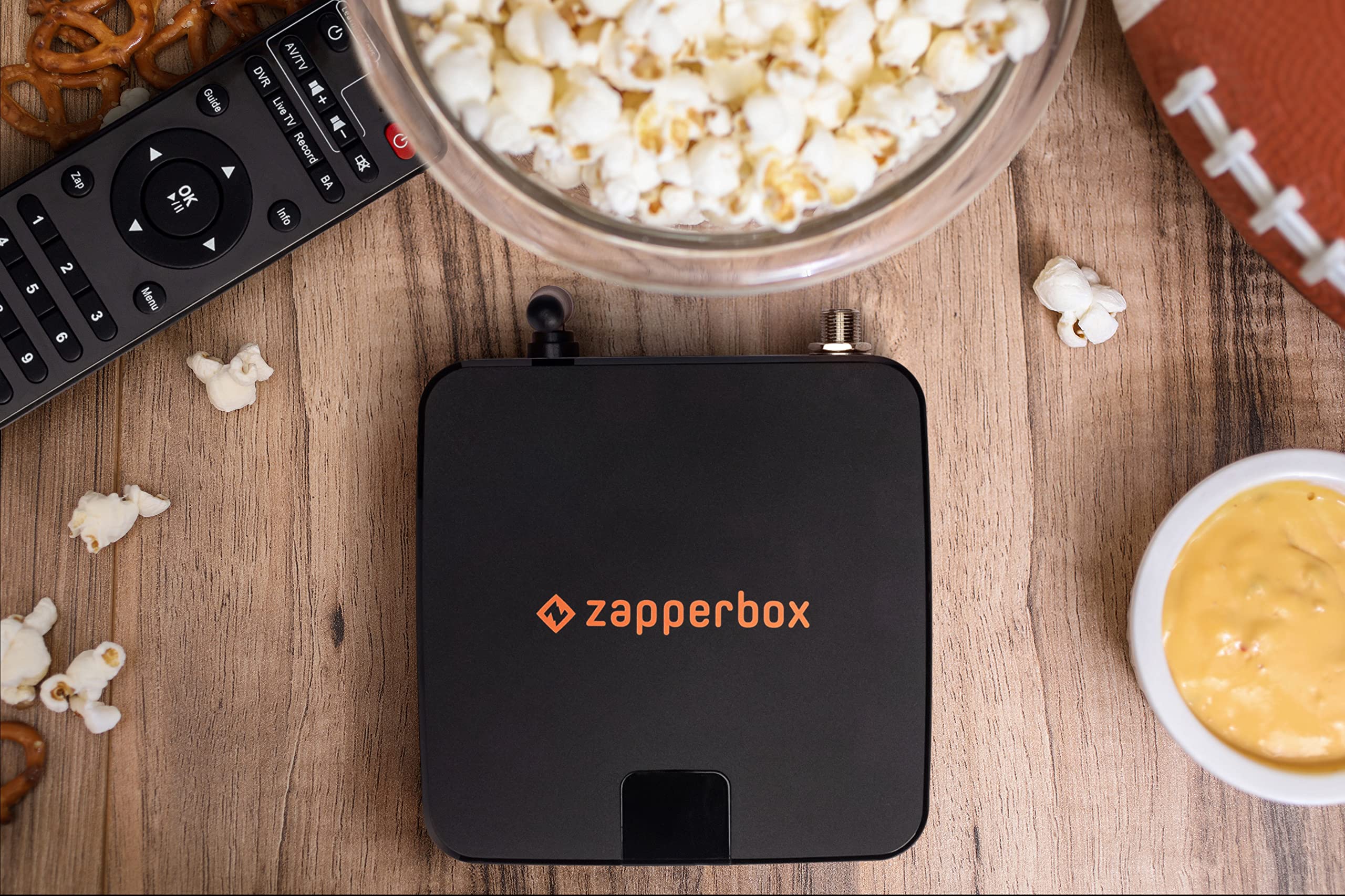 ZapperBox M1 ATSC 3.0 OTA Tuner & DVR with 4K, HDR, and Channel Guide (Dual Tuner)