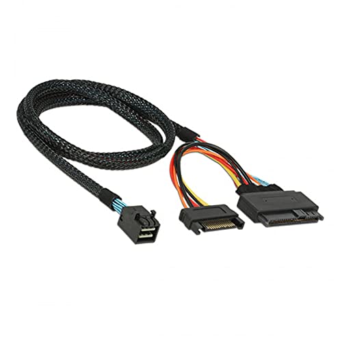 cablecc U.2 U2 SFF-8639 NVME PCIe SSD Cable for Mainboard Intel SSD 750 p3600 p3700 M.2 SFF-8643 Mini SAS HD