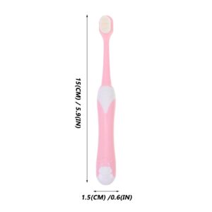 Healifty 3pcs Nursing Brush Girls Tool Bulk Color Boys Mixed Lovely for Bristles Adorable Bristle Teens Toothbrush Toothbrushes Cleaning Teeth Care Soft