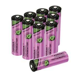 stepmax 10 pack tadiran tl-5903 er14500 aa plc lithium battery,3.6v 2400mah replacement lithium battery for siemens s7-400 6es7971-0ba00 (non-rechargeable)