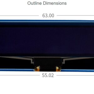 2.23inch OLED Display Module for Raspberry Pi Pico, 128×32 Pixel,4-Wire SPI/I2C Interface, 3.3V/5V Operating Voltage