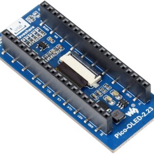 2.23inch OLED Display Module for Raspberry Pi Pico, 128×32 Pixel,4-Wire SPI/I2C Interface, 3.3V/5V Operating Voltage