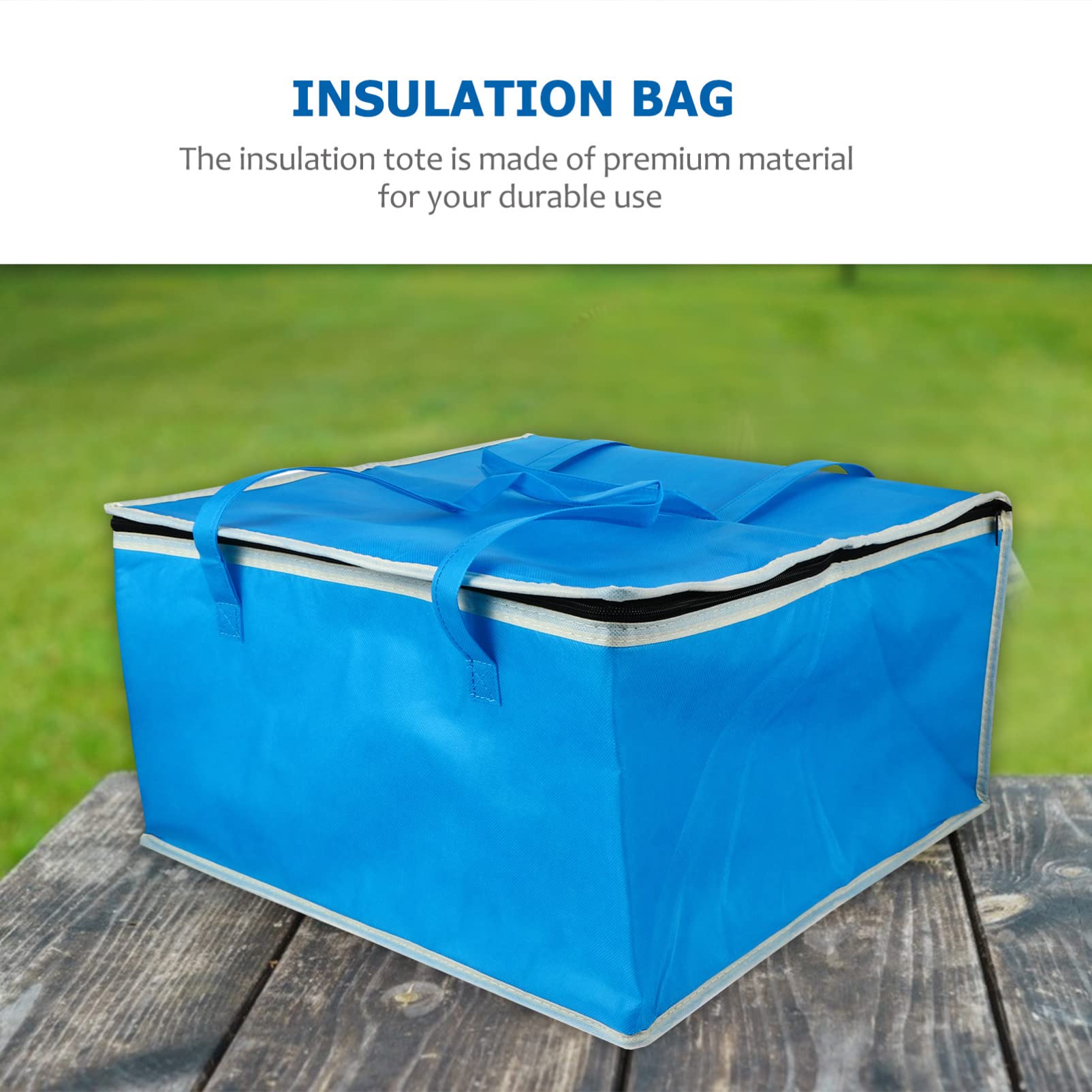 KICHOUSE Catering Bag Insulation Food Warmers for Parties Thermal Insulated Food Carrier Insulated Grocery Insulated Catering Supplies Thermal Takeaway Aluminum Pizza Catering