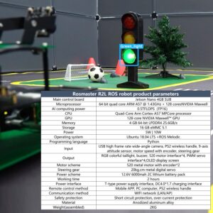 Yahboom Autonomous Driving Professional Kit AI Visual Recognition Function Python Programming ROS Adults Robotic kit Ackerman Chassis Python (with Jetson TX2-NX)