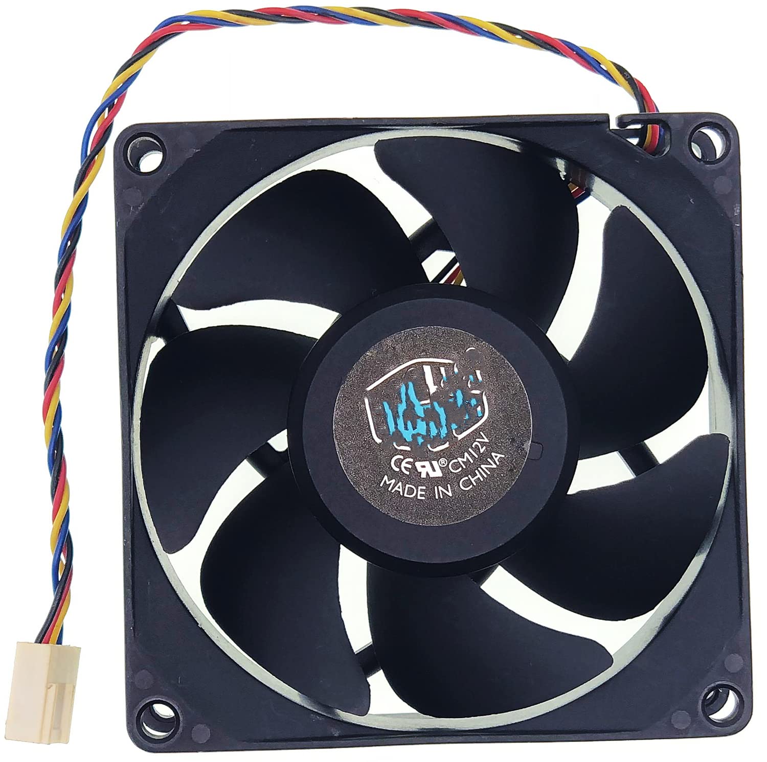 CPU Cooling Fan FA08025M12LPA for HP Envy 700-410 A6000 P7 H8 644724-001 DC 12V 0.45A 4-Wire 4-Pin 8CM 8025 Cooling Fan PWM Silent Fan