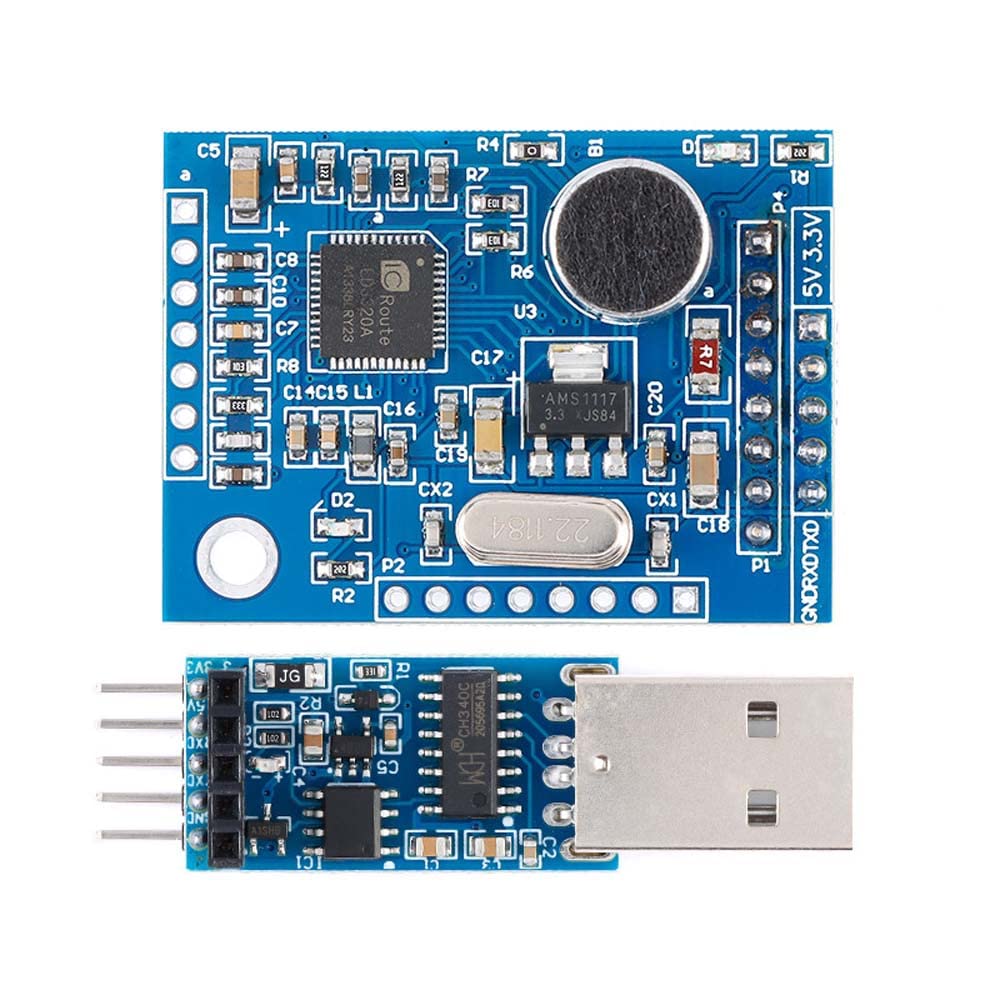 RAKSTORE LD3320A Speech Recognition Module Nonspecific Human Speech Voice Control Module Development Board