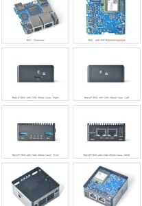 youyeetoo NanoPi R5C Mini Router with Metal Case, RK3568 Development Board, 4GB LPDDR4X 32GB eMMC, 0.8TOPS NPU, Support OpenWrt Docker, Two Ethernet Ports, M.2, HDMI 2.0 (Without M.2 Wi-Fi Module)