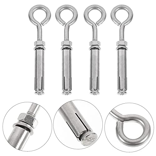 VILLCASE 4pcs Stainless Steel Expansion Screw Closed Stainless Expansion Closing Screw Manhole Cover net Expansion Screw Stainless Screws Screw Dedicated Stainless Expansion Screw