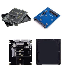 cablecc combo m.2 ngff b-key & msata ssd to sata 3.0 adapter converter case enclosure