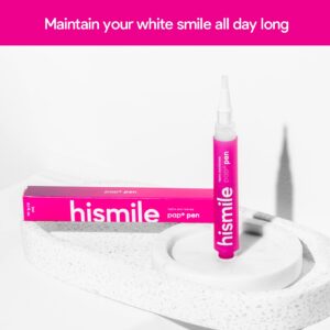 Hismile Pap+ Teeth Whitening Pen, Peroxide-Free , Sensitivity Free , Whitening Hard to Reach Places