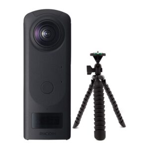 ricoh theta z1 360 camera with 51gb internal storage bundle with 10-inch spider tripod (2 items)