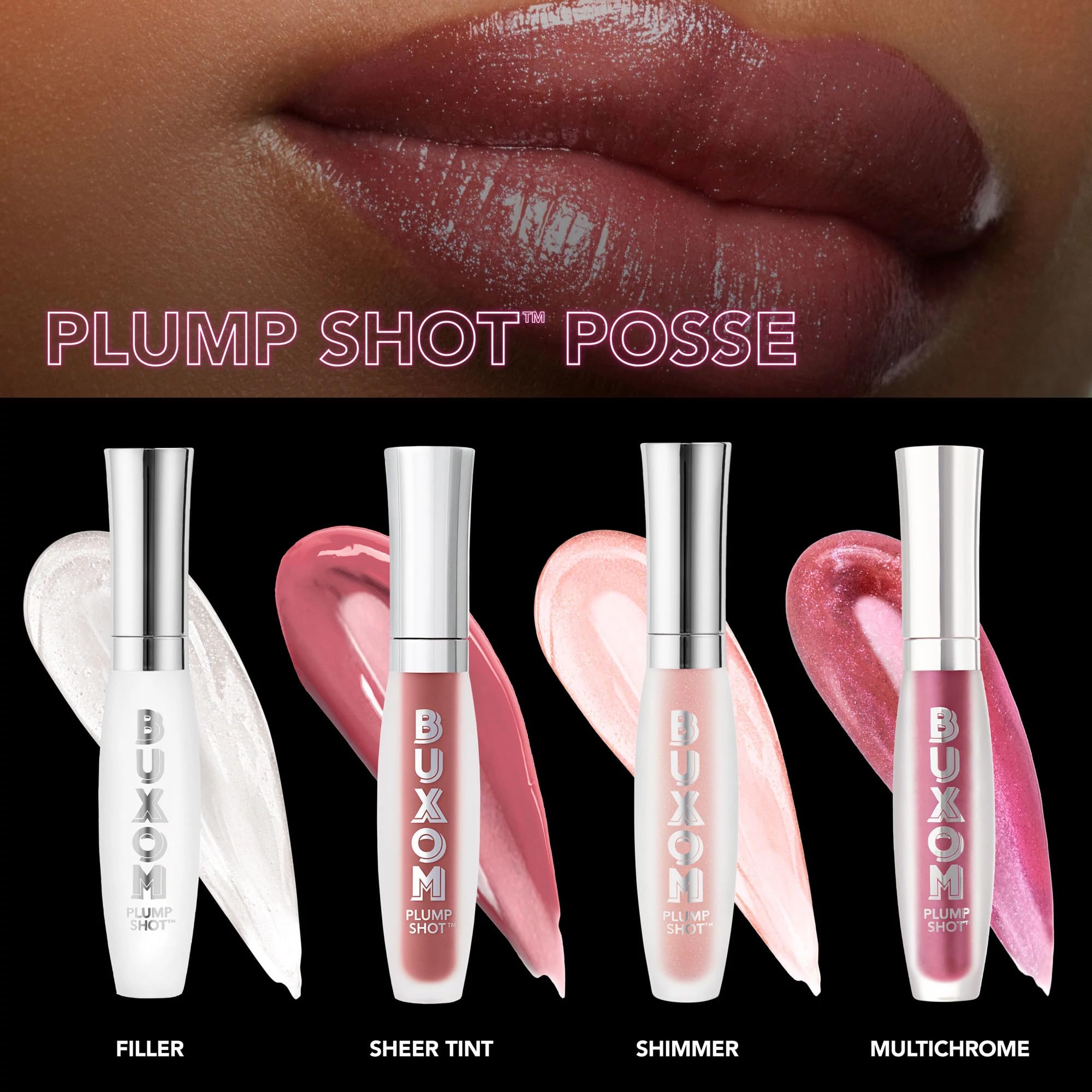 BUXOM Plump Shot Collagen-Infused Lip Serum, Dolly Babe