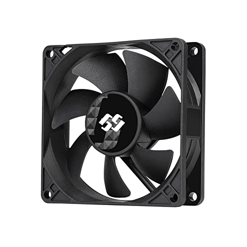 Bgears b-BlasterPWM 80mm 2 Ball Bearing PWM Fan with Extreme Airflow of 98 CFM. UL, CE, FCC, RoHS, Reach Certified High Speed PWM Fan