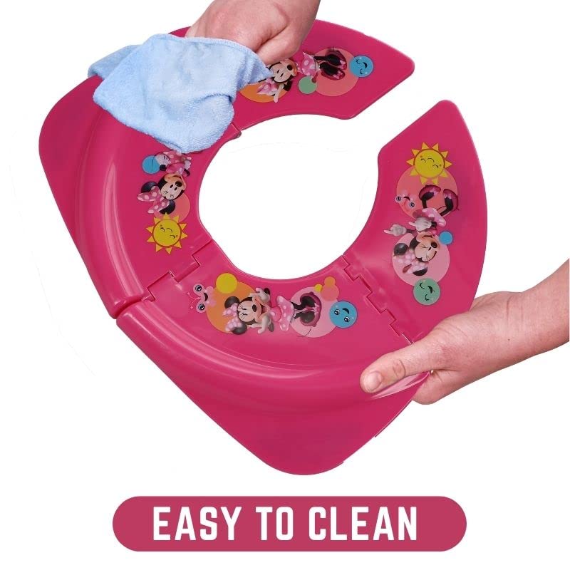 Disney Minnie Mouse "Smile" Folding Potty Seat - Travel Potty Training Seat