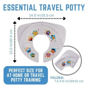 Sesame Street "Sesame Squad" Folding Potty Seat - Travel Potty Training Seat