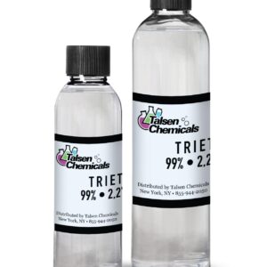 Triethanolamine (Tea) for Cosmetics 250 mL 99% pH Balancer, Surfactants DIY Skincare and Cosmetic Products by Talsen Chemicals