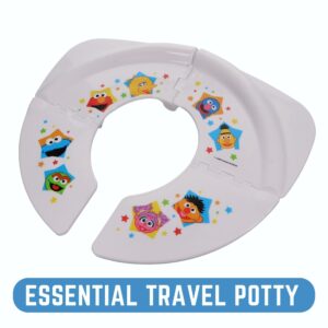 Sesame Street "Sesame Squad" Folding Potty Seat - Travel Potty Training Seat