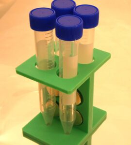 magnetic beads separation stand, lab rack for 10 or 15 ml tubes. dna rna protein purification