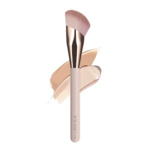 bethy beauty angled liquid foundation brush for makeup,large powder brush for face,best angled flat concealer brush under eye (foundation brush)