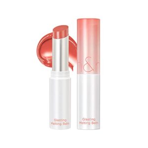 rom&nd glasting melting balm 3.5g, 03 sorbet balm, glossy, pump lips, moisture, translucent, water bomb, high pigmented, vegan,no items:1