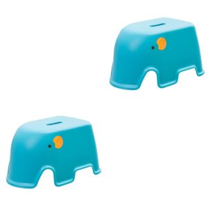 housoutil kids step stool 2pcs children's step stool pp baby combination mini kids step stools