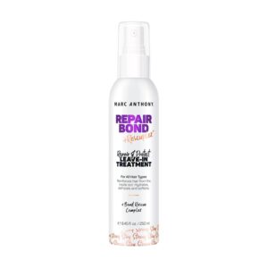 marc anthony repairing leave-in conditioner, 8.45 fl oz - repairs, strengthens & maintains bonds within hair - eliminates frizz, flyaways & reduce breakage - dry & damaged hair