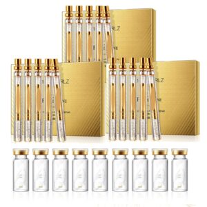 cysmjdkj instalift protein thread lifting set, soluble protein threads and nano gold essence combination, absorbable collagen thread for face lift, smoothes fine lines