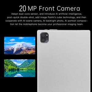 lonuo 10.1 Inch Tablet 100-240V 8MP 20MP Dual Cameras 2.4 5G WiFi 8 Core CPU Telephone Learning Tablet (US Plug)