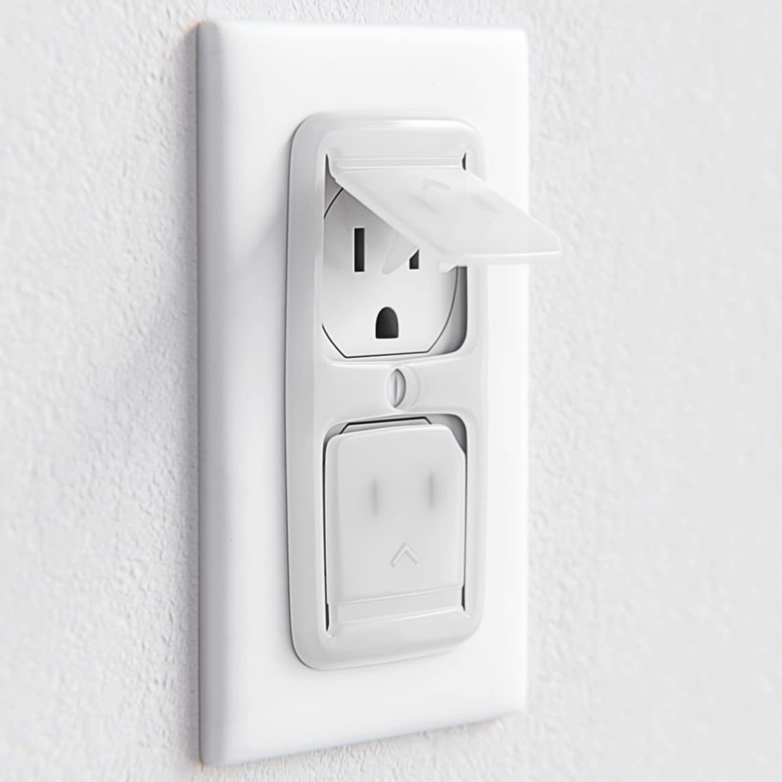 Wall Nanny + The Block-It-Socket - Protect Walls from Baby Gate Damage and Keep Children Safe from Outlets