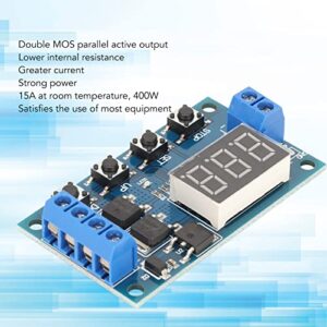 Dual MOS Tube Control Module, One Key Stop Function Dual MOS Tube Control Board 5-30V Reverse Polarity Protection for Smart Home for Micro Water Punp