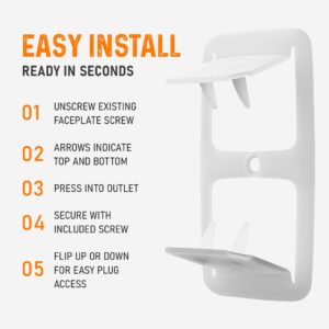 Wall Nanny + The Block-It-Socket - Protect Walls from Baby Gate Damage and Keep Children Safe from Outlets