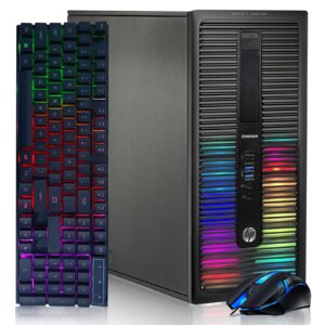 hp gaming pc desktop computer - intel quad i5 up to 3.6ghz, geforce gtx 1660 super gddr6 6g, 16gb memory, 512g ssd + 3tb, rgb keyboard & mouse, wifi & bluetooth 5.0, win 10 pro (renewed)