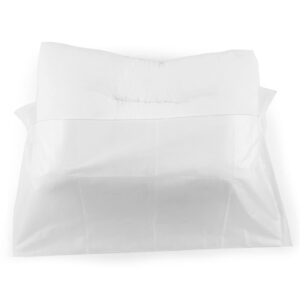 Oudain Disposable Pillow Cases, 20 Count, White, 32 x 20 Inches, Non Woven Fabric