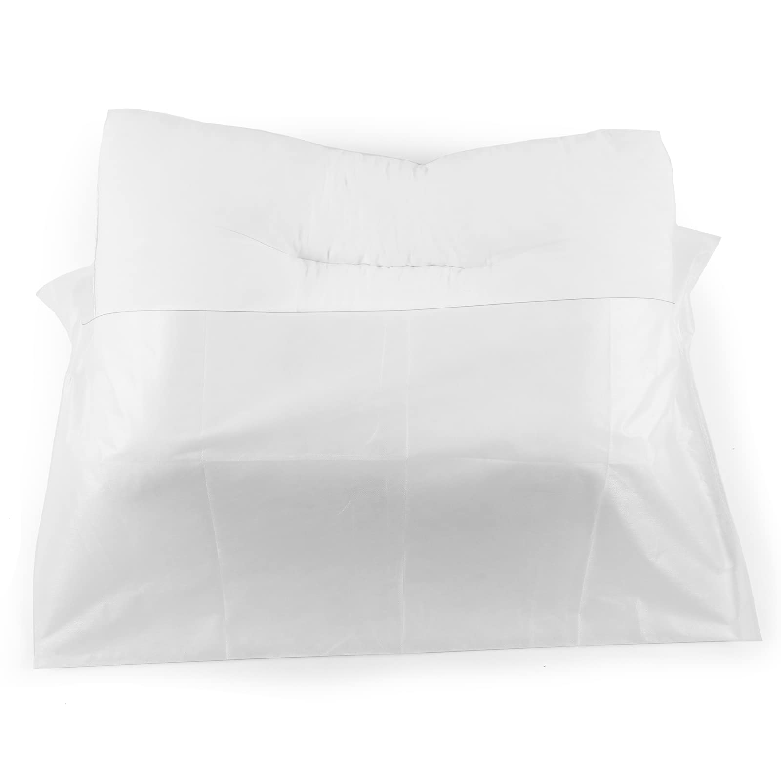 Oudain Disposable Pillow Cases, 20 Count, White, 32 x 20 Inches, Non Woven Fabric