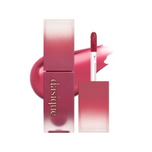 dasique cream de rose tint (07 crimson) | velvet cream matte lip stain, infused with rose water | vegan, cruelty-free