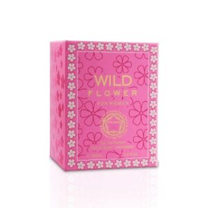 meta-bosem wild flower pink, women perfume eau de parfum natural spray - floral notes - sweet fresh scent - great holiday gift - for all day use - a classic bottle, 3.4 fluid ounce/100ml