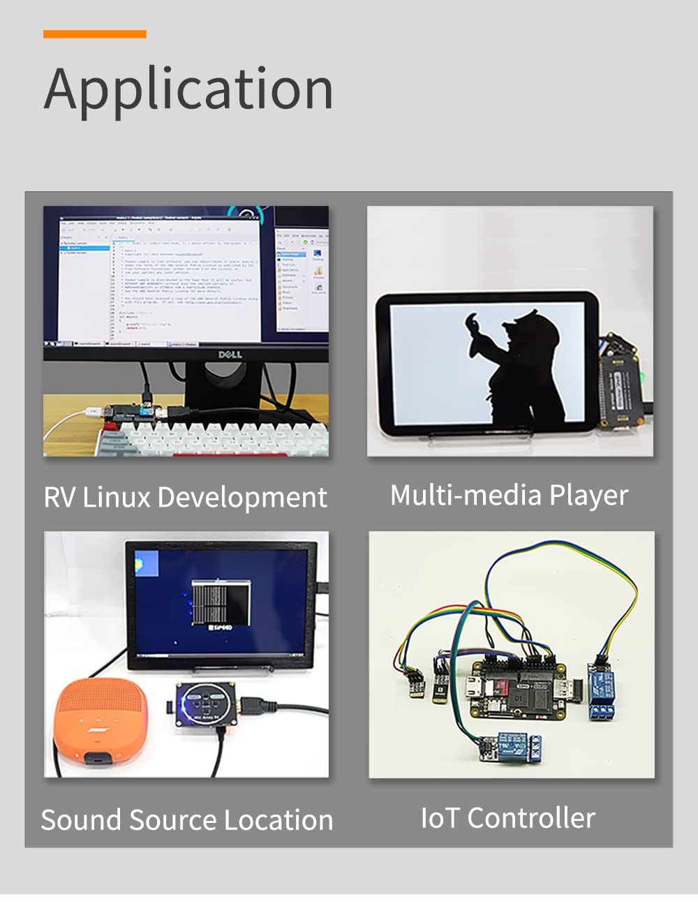 Sipeed RV Dock Allwinner D1 Single Board Computer RISC-V Linux Starter Kit with 16bits 512MB DDR3 RAM Onboard 2.4G WiFi + BT Module Support MIPI, RGB and MCU Running OpenWRT Debian YoC (RTOS)