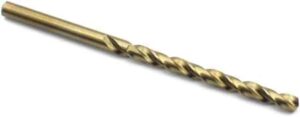 3/16" cobalt 143 deg. jobber length drill bit